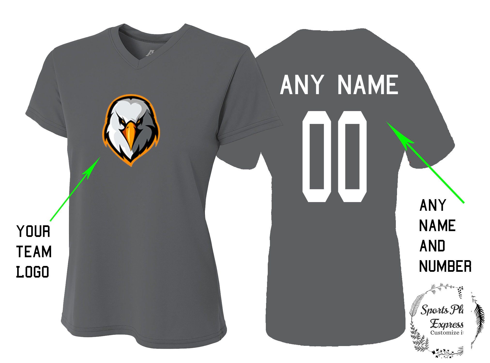 Personalized Sports Jersey Team Shirts Name Number Customized Name and ...