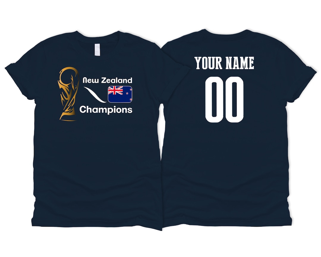 New Zealand National Team Spirit T Shirt Unisex for Womens Soccer ...