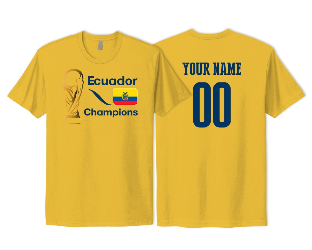 Ecuador National Team T Shirt Flag Logo Design Soccer Football Female ...