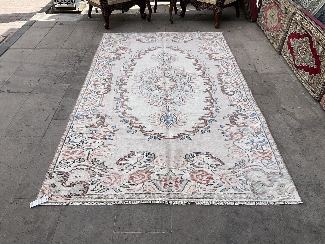 5x8 Pastel Colors Rug Living Room FREE EXPRESS SHIPPING - Etsy