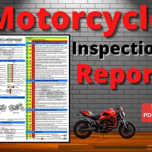 Motorcycle Inspection Report, Multi Point Motorcycle Inspection ...