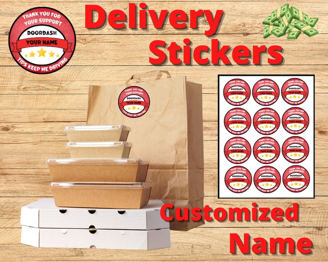 Doordash Dasher Bundle Personalized Messages Animated GIF, ID Card ...