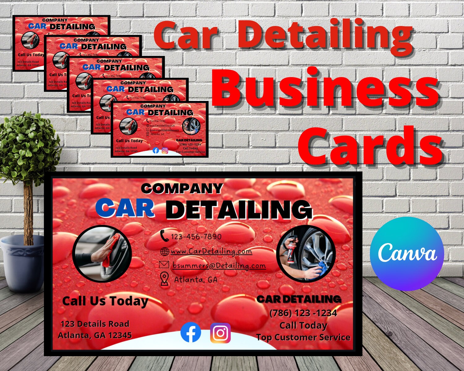 Car Detailing Flyer, Car Detail Bundle, Car Wash, Auto Detailing Bundle Receipt, Invoice, Quote ...