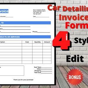 Car Detailing Flyer, Car Detail Bundle, Car Wash, Auto Detailing Bundle ...