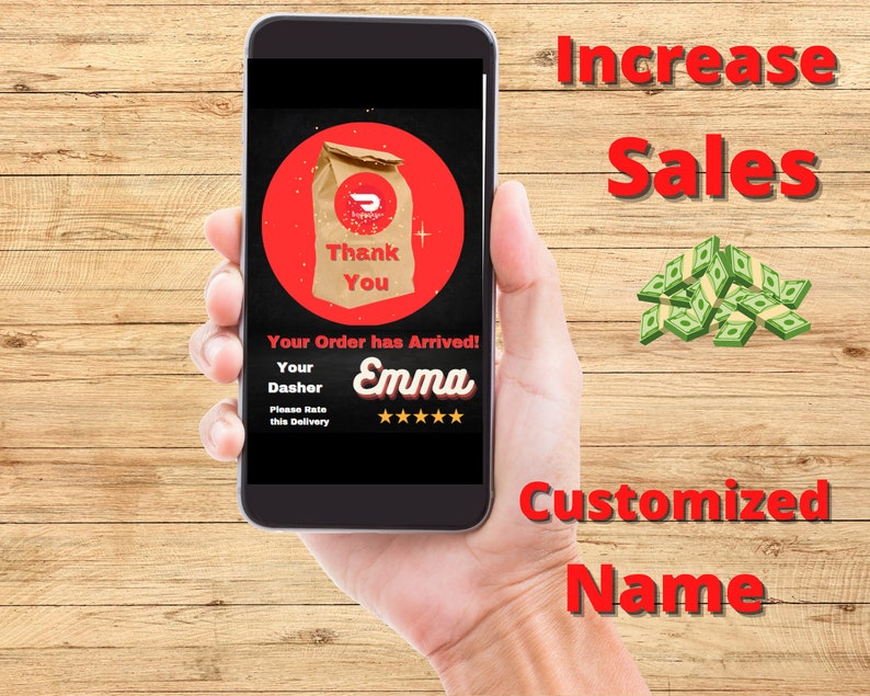 Doordash Dasher Bundle Personalized Messages Animated GIF, ID Card ...