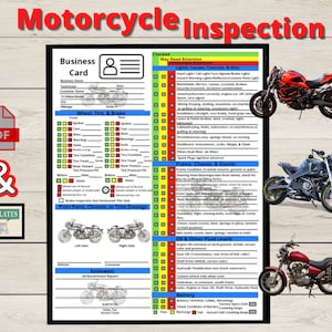 Motorcycle Inspection Report, Multi Point Motorcycle Inspection ...