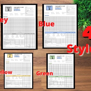 Rain Gutter Installation Company Estimate, Invoice Work Order ...