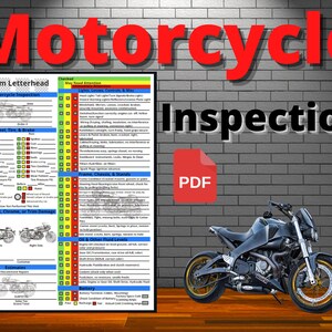 Motorcycle Inspection Report, Multi Point Motorcycle Inspection ...