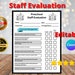 Daycare Staff Evaluation, Preschool Employee Evaluations, Child Care ...