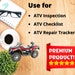 ATV Inspection Checklist: Repair Log, Multi-point PDF & Canva - Etsy Canada