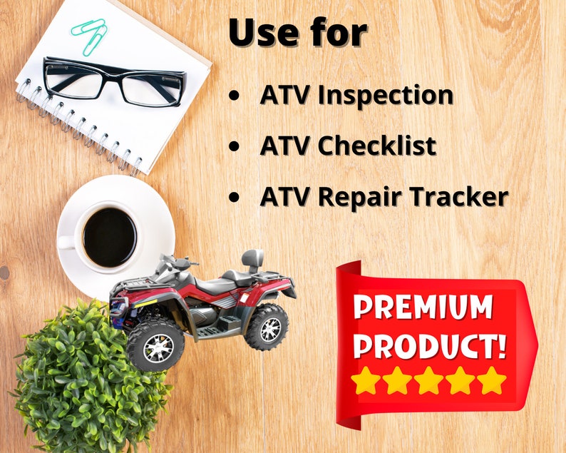 ATV Inspection Checklist: Repair Log, Multi-point PDF & Canva - Etsy