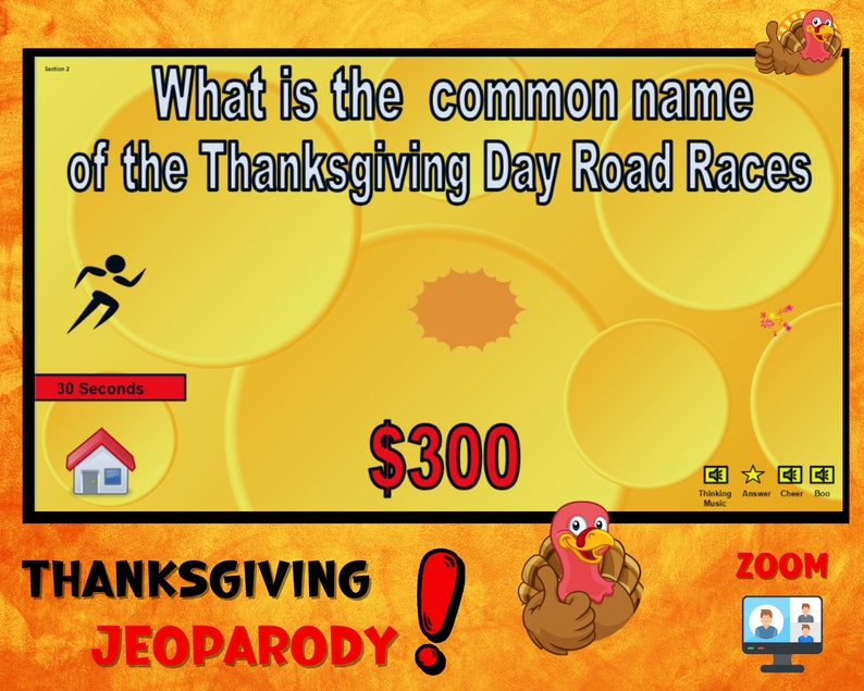 Thanksgiving Jeoparody Trivia Powerpoint Fun Game Scoreboard Sounds Mac ...