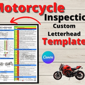 Motorcycle Inspection Report, Multi Point Motorcycle Inspection ...