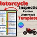 Motorcycle Inspection Report, Multi Point Motorcycle Inspection ...