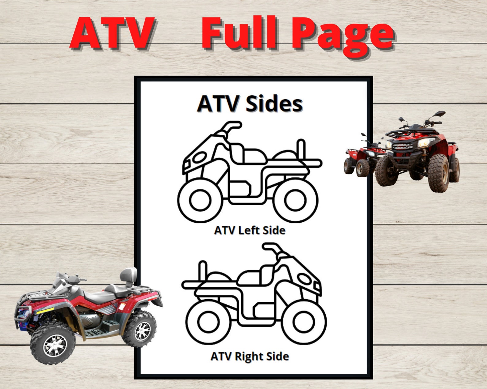 ATV Inspection Checklist: Repair Log, Multi-point PDF & Canva - Etsy Canada
