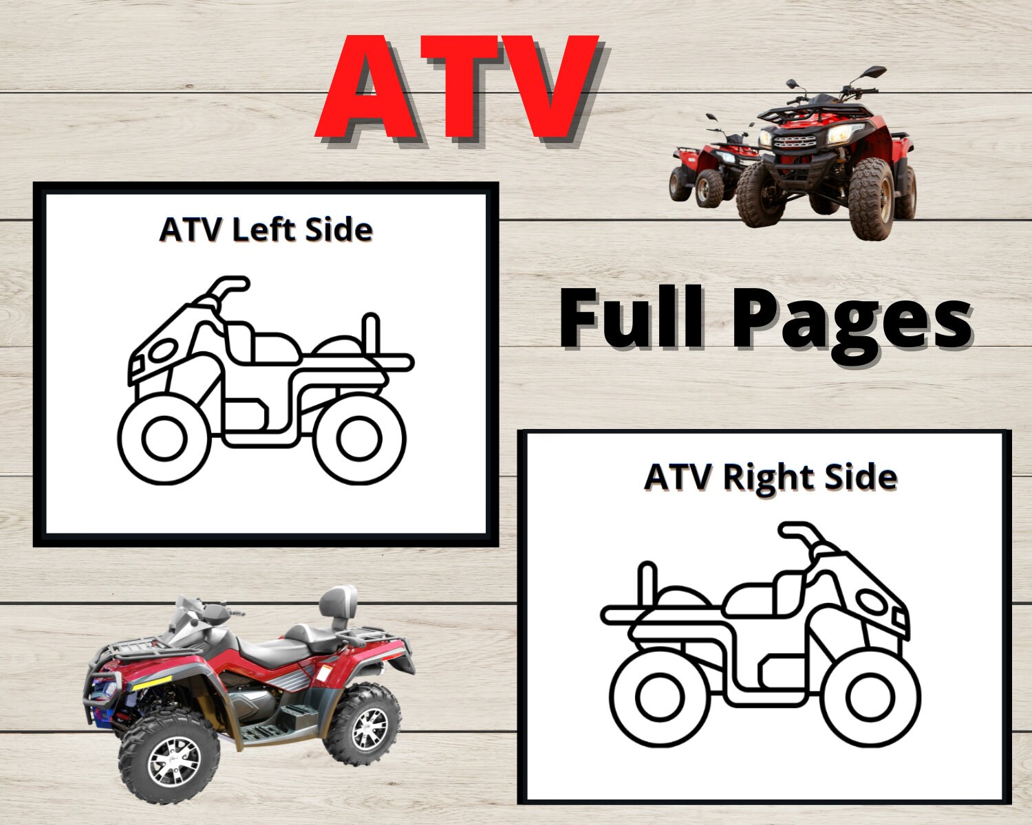 ATV Inspection Checklist: Repair Log, Multi-point PDF & Canva - Etsy