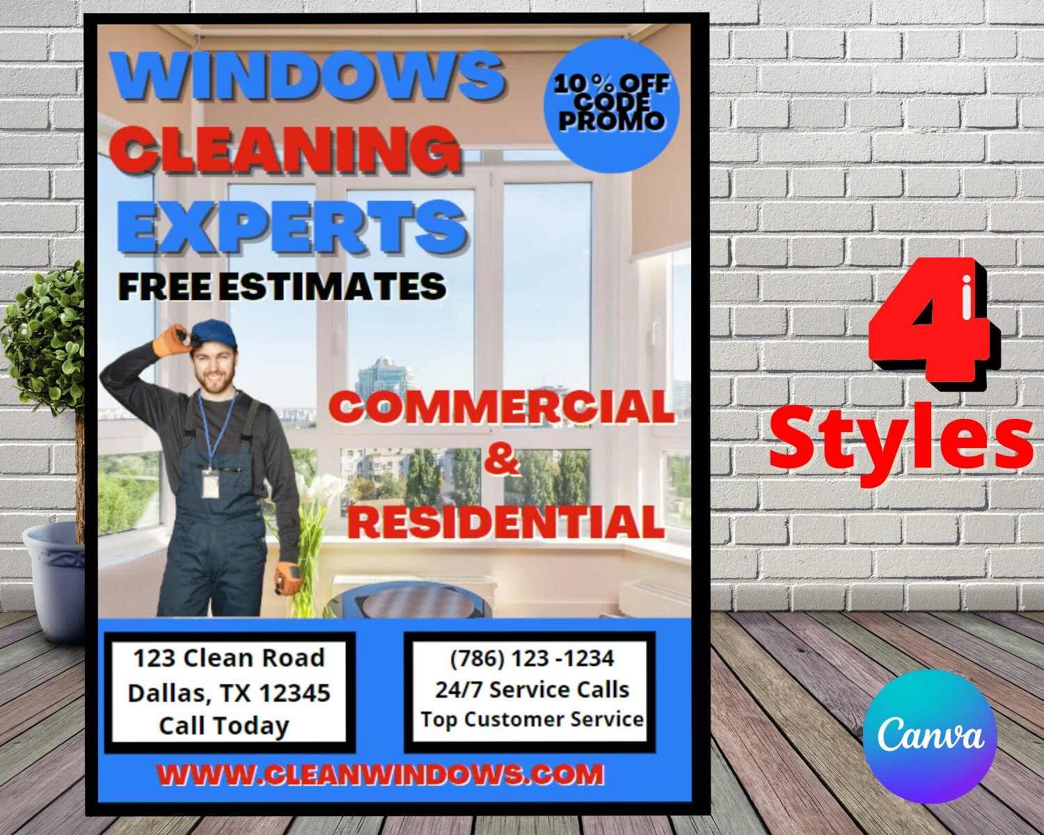 Window Cleaning Invoice Bundle, Window Cleaning Form, Window Flyer ...