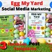 Egg My Yard Easter Fundraiser Flyer Template Bundle - Etsy