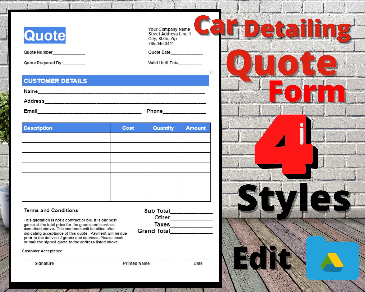 Car Detailing Flyer, Car Detail Bundle, Car Wash, Auto Detailing Bundle ...