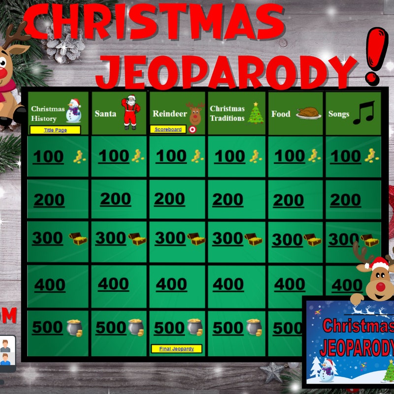 Christmas Jepordy - Etsy