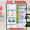 Golf Cart Inspection Report Checklist, Golf Cart Rental Check In, Daily ...