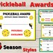 Pickleball Tournament Flyer, Awards, Certificates, Gift Tags, Games ...