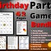 Birthday Party Games Bundle, Kids and Teenager Birthday Games ...
