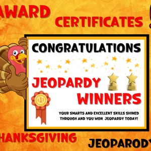 Thanksgiving Jeoparody Trivia Powerpoint Fun Game Scoreboard Sounds Mac ...