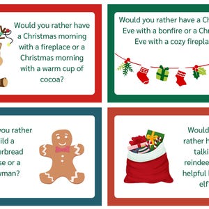 Christmas Game, Christmas Activity, Christmas This or That Game, Winter ...