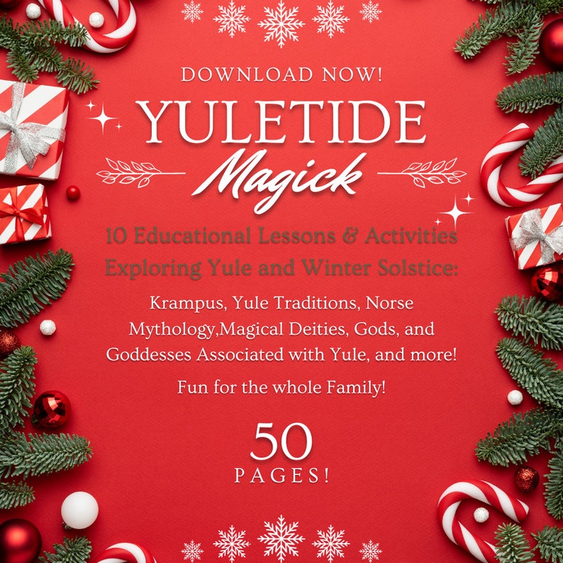 Yuletide Magick-10 Lessons on the Magick of Yule and Winter Solstice ...