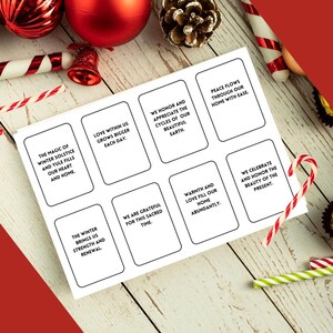 Yule Affirmation Cards, Winter Solstice Activity, Printables ...