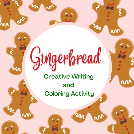 Actividades De Escritura Del Niño De Jengibre Galletas De Jengibre De