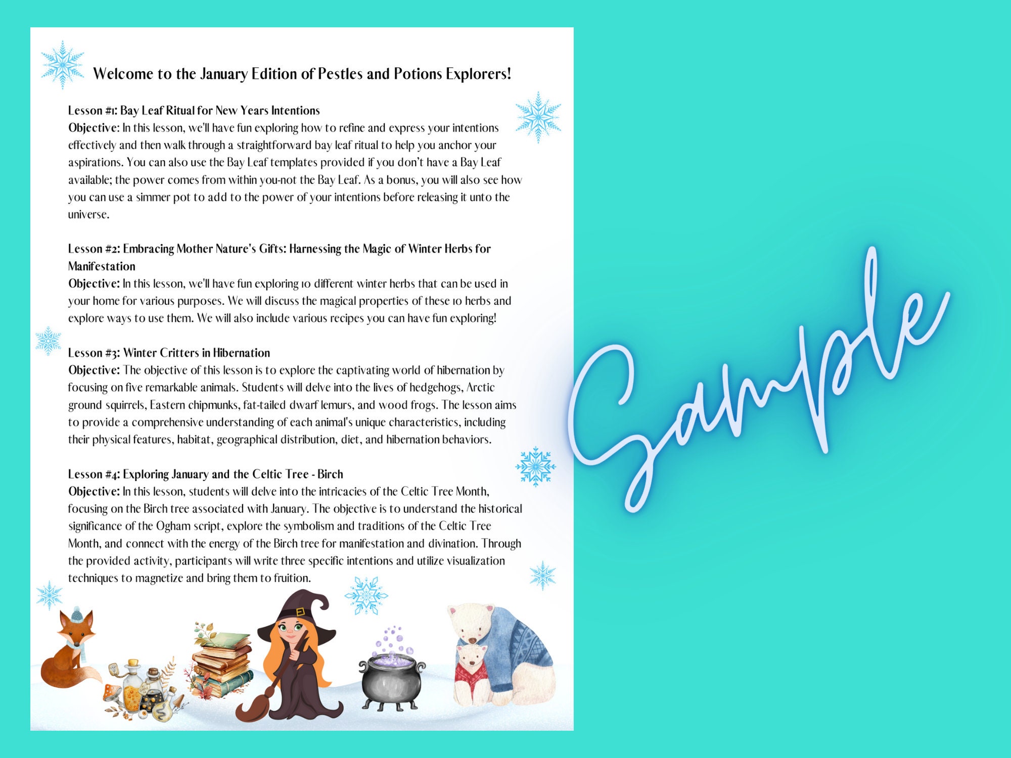 Homeschool Printables, Unschool Printables, Curriculum, Winter ...