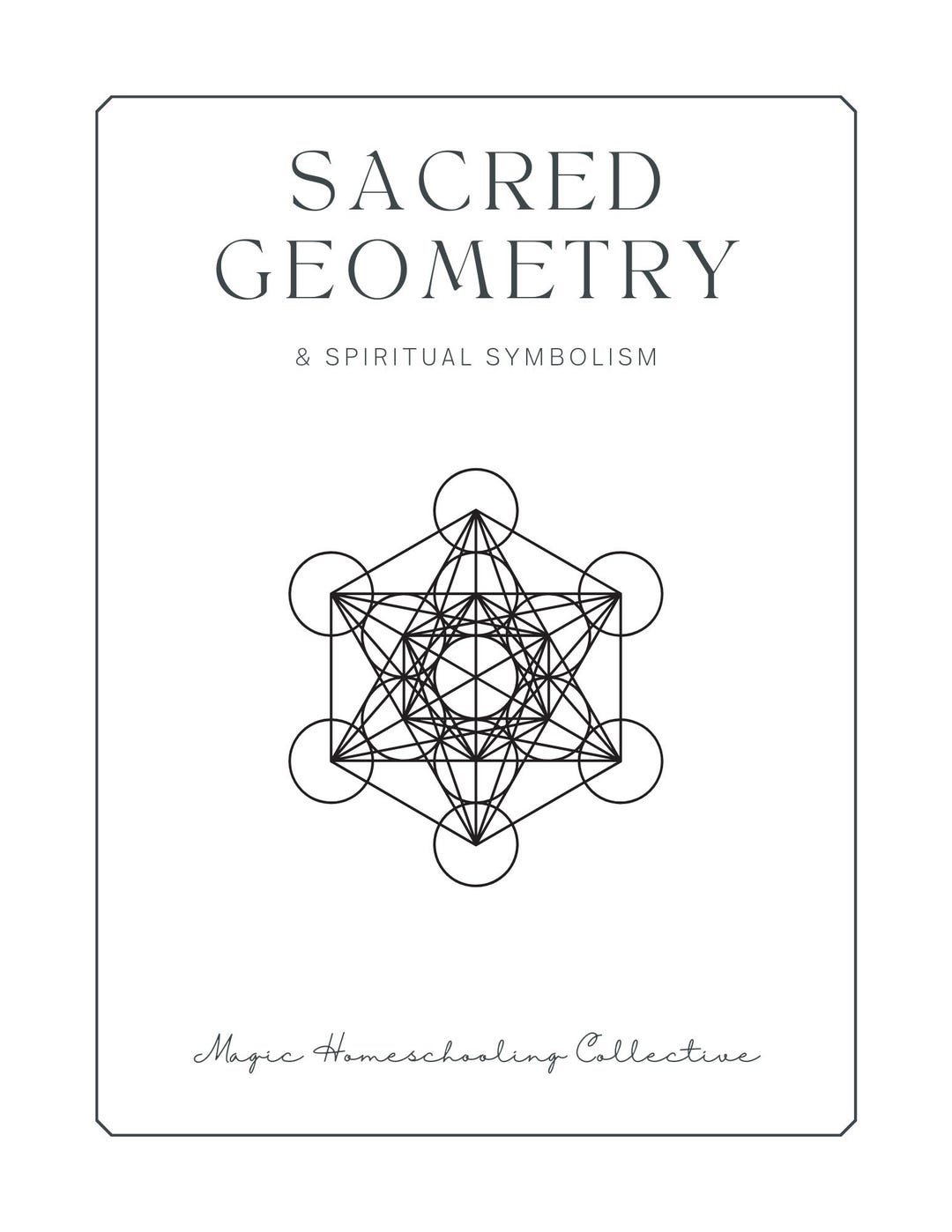Sacred Geometry Workbook - Homeschool - Activities - Printables ...