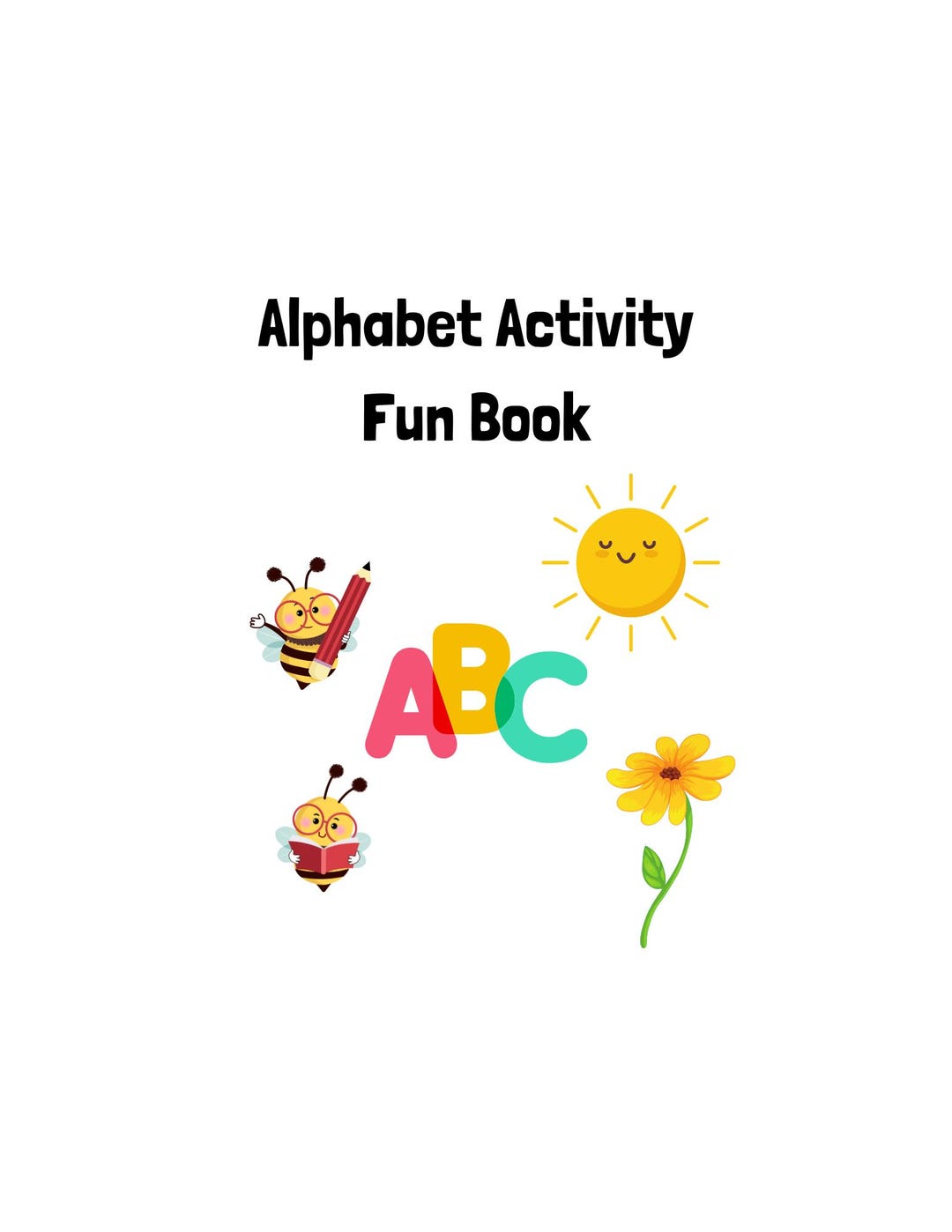 Alphabet Activity Book Preschool Printable Activity Workbook Preschool ...