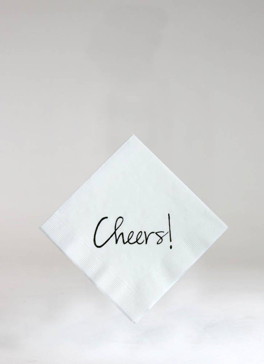 Cheers Napkin Set - Etsy