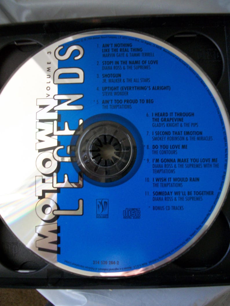 Motown Legends 3-CD Set in Great Condition - Etsy