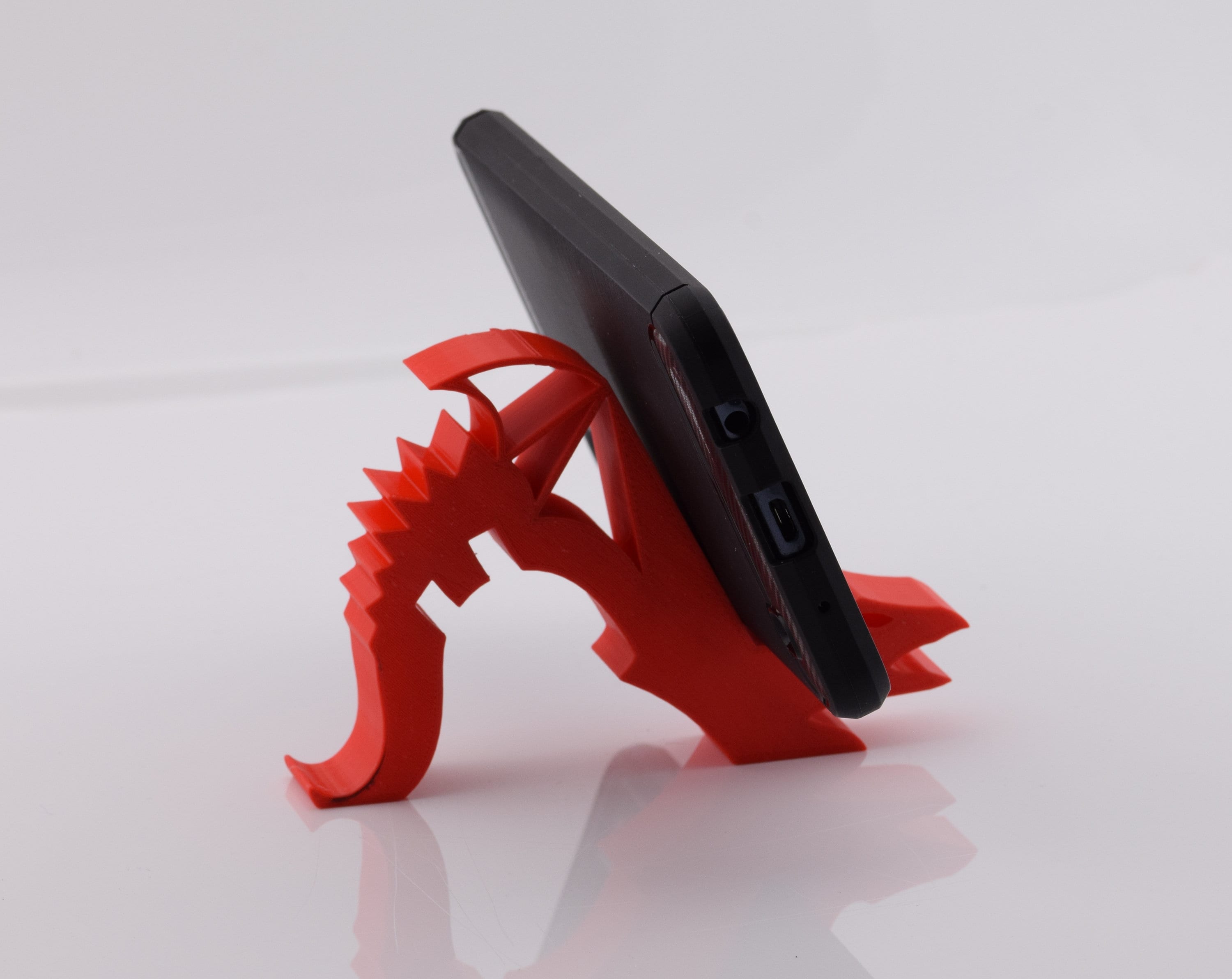 3D Printed Phone Holder Phone Holder Keyring Dragon Mobile - Etsy UK