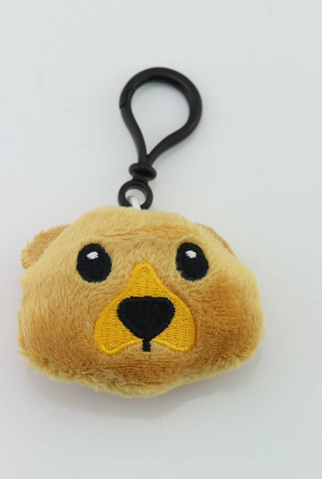 Handmade Plush Dog Keychain: Brown Doggie Bag Charm - Etsy UK