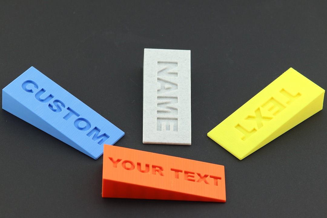 Custom Name Door Stop: 3D Printed Personalized Door Holder - Etsy