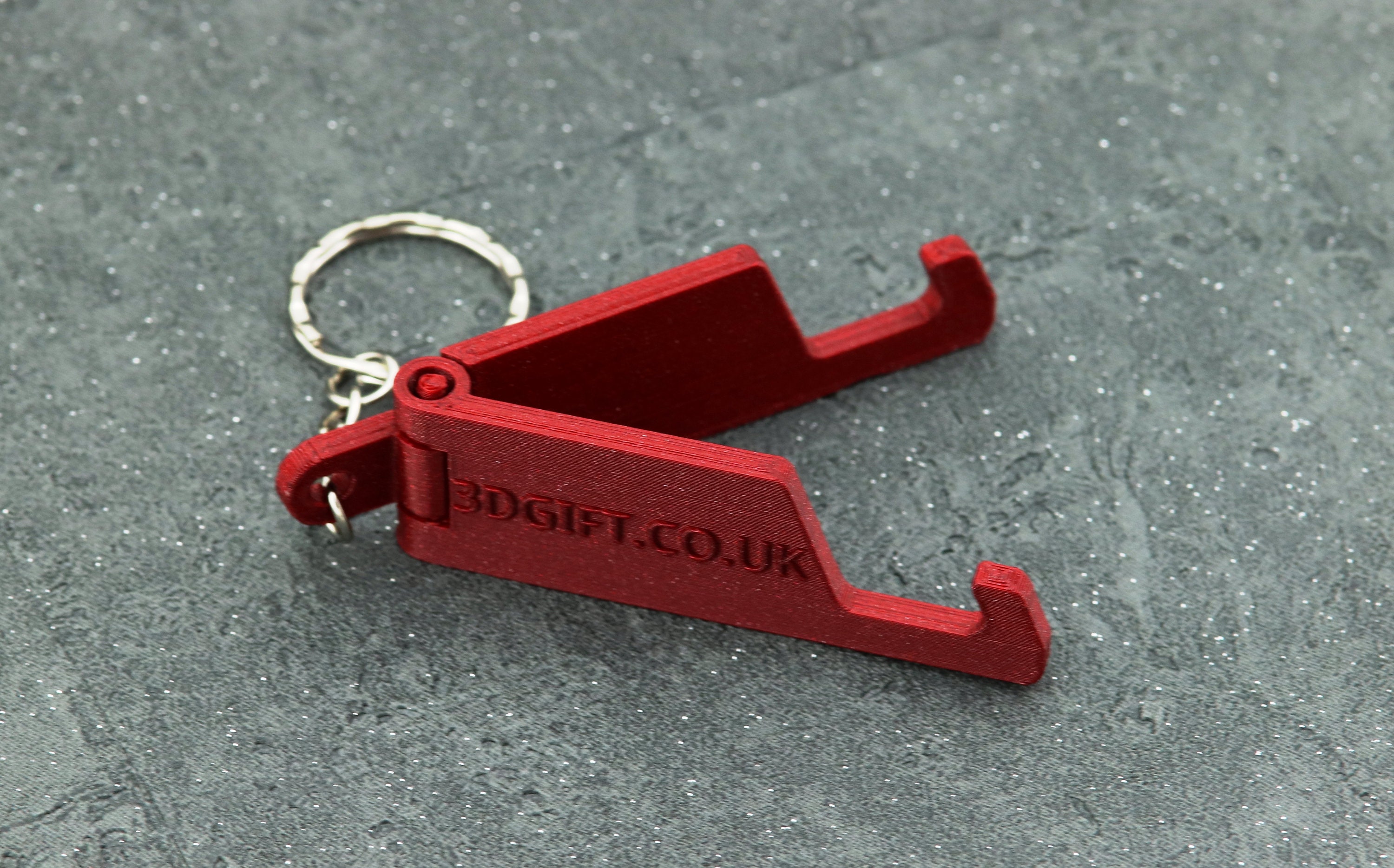 3D Printed Phone Holder Keyring: Portable Conference Stand - Etsy UK