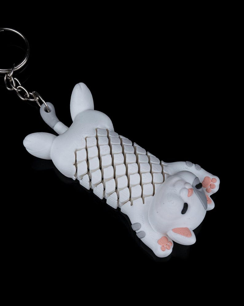 Cat Flexi Fidget / Key Ring - Etsy UK