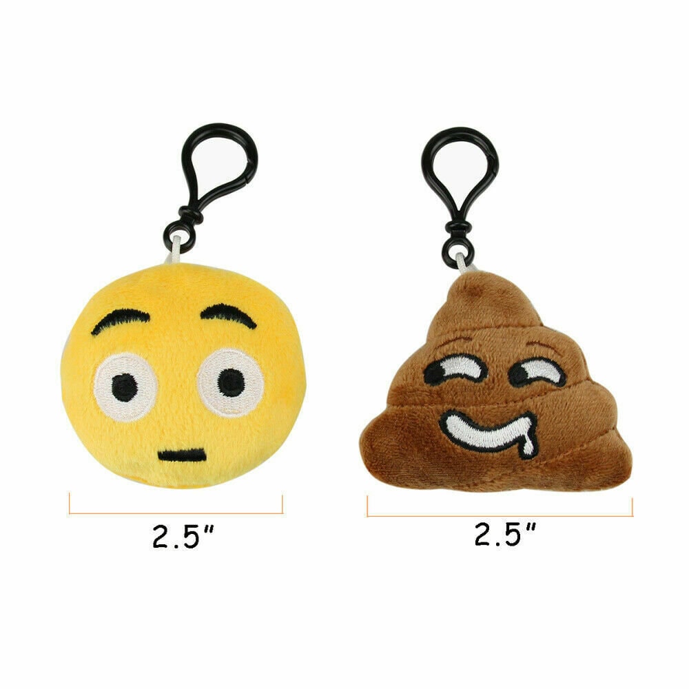 Smiling Face With Smiling Eyes Plush Keychain Plush Yellow - Etsy