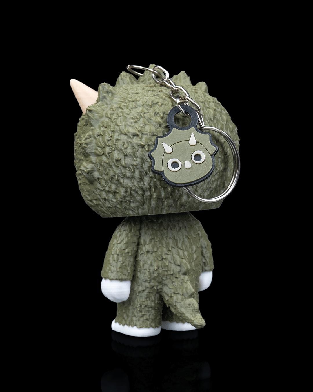 Skull Face Collectible Keychain Dino, Labubu Inspired, Trixi - Etsy