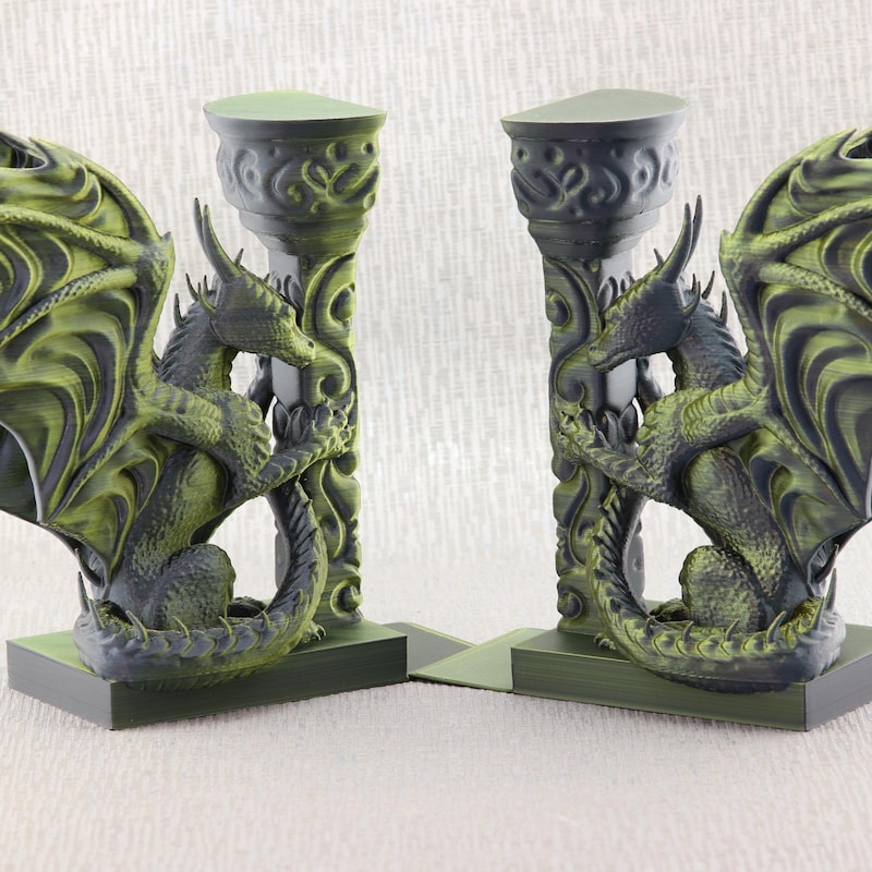 Dragon Bookends - Etsy
