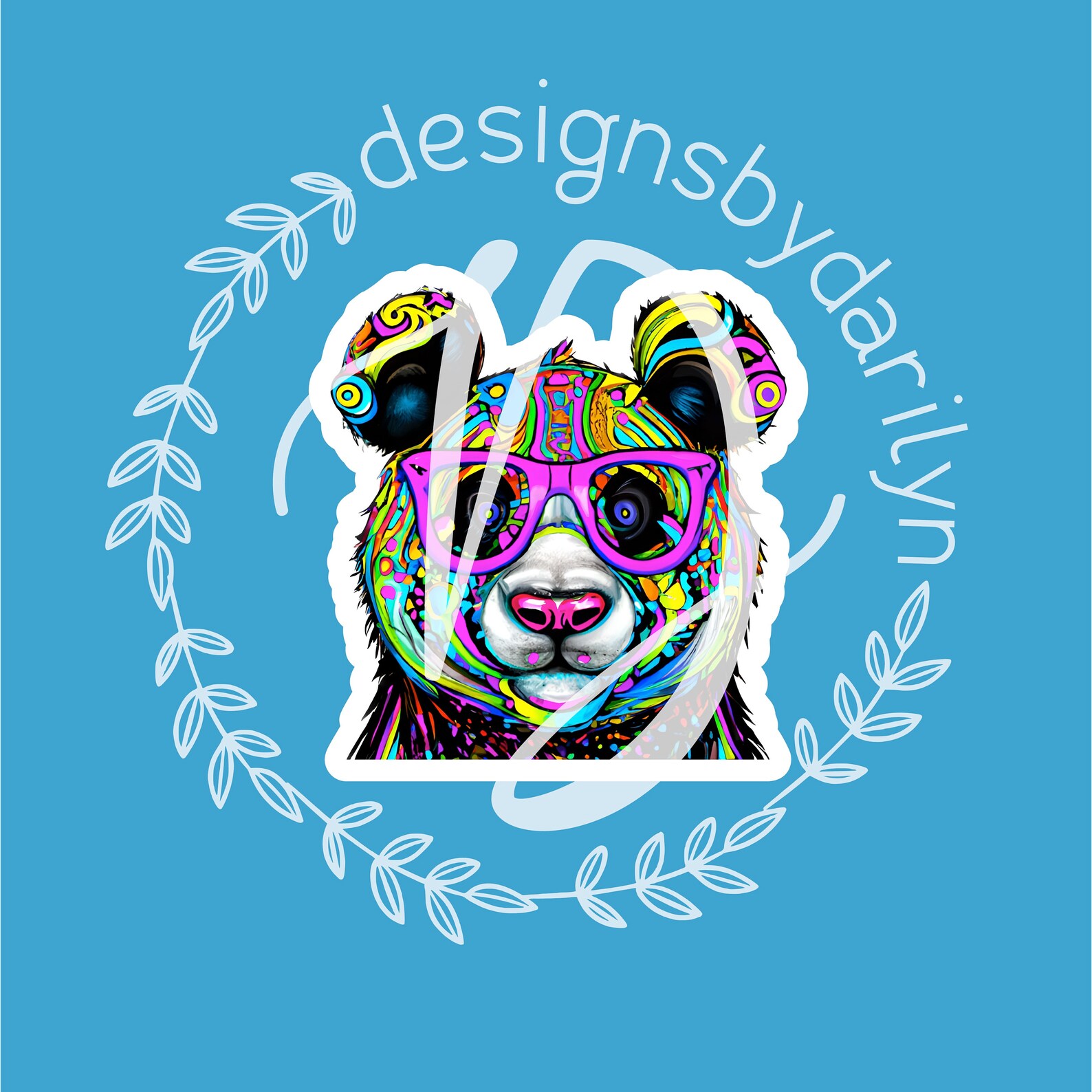 Panda Bear Digital Stickers Printable Stickers Clipart PNG - Etsy