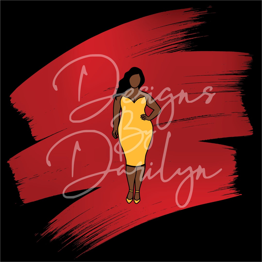 Shawn SVG/DXF african american woman afro lady african - Etsy Portugal