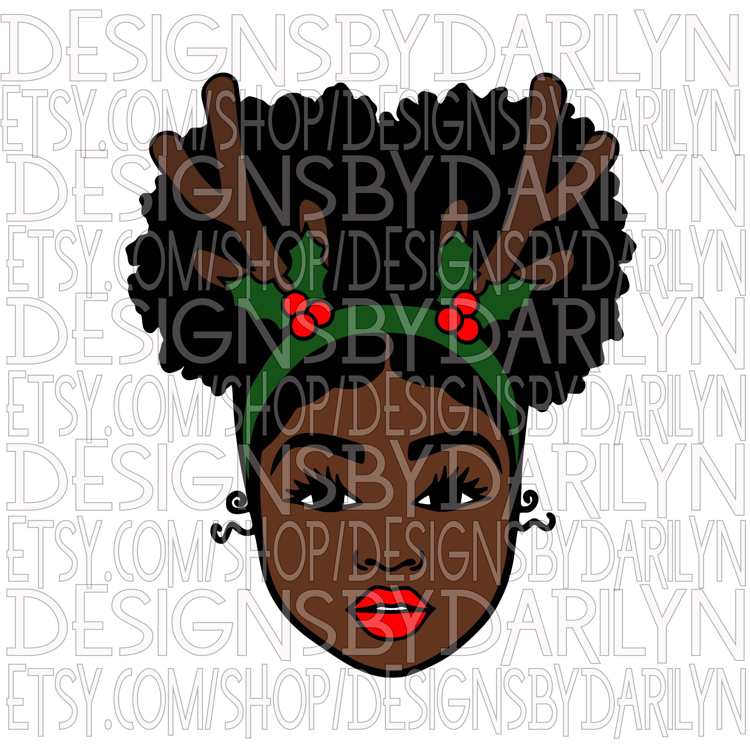 Madison PNG With Puffs and Christmas Reindeer Headband - Etsy
