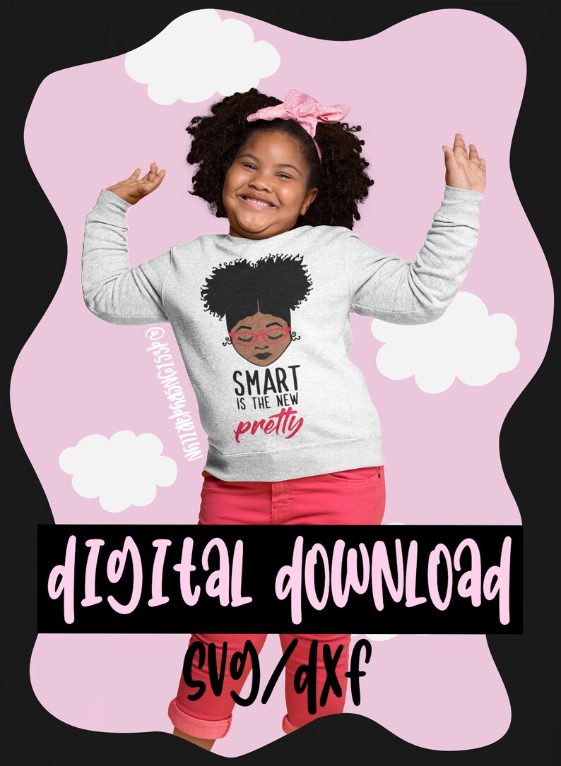 Lakiya With Glasses smart is the New Pretty | Etsy