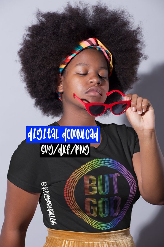 But God Faux Rhinestone SVG/DXF/PNG | Etsy